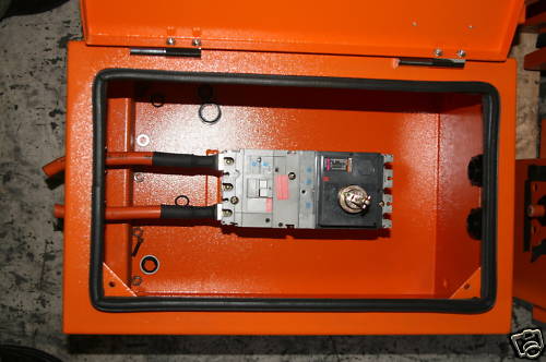 Schneider / Merlin Gerin NS250H breaker with 3 P Vigi variable RCD ...