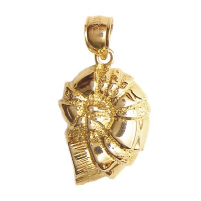 New 14k Gold Nautilus Shell Pendant | eBay