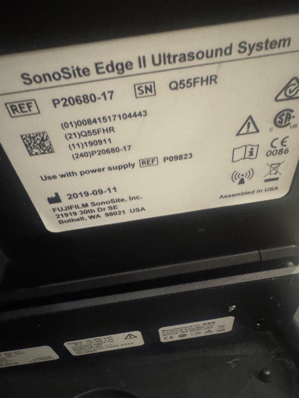 Sonosite Edge 2 ultrasound wIth 3 probes | eBay