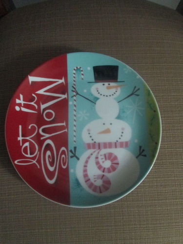 HOBBY LOBBY - LET IT SNOW PLATE - 8" - NEW | eBay