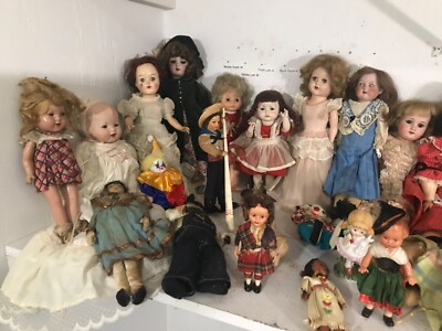 Antique Doll Collection Many dolls many Different Types and Brands | eBay