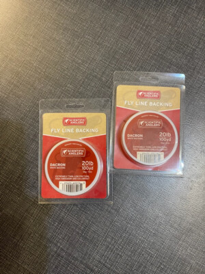 NEW Scientific Anglers Dacron Fly Line Backing 20 lb 100 Yards White 2 ...