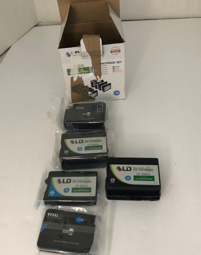 HP 932XL Ink Cartridge Officejet Black Cyan Yellow Magenta Expired LD ...
