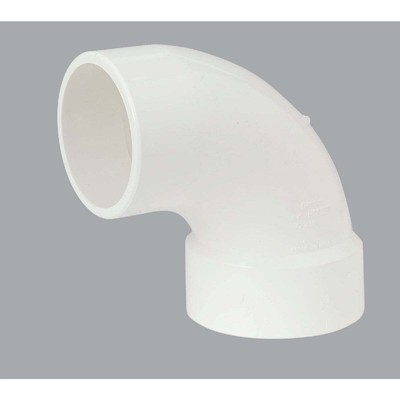 Charlotte Pipe 3 In. Schedule 40 90 Deg. DWV PVC Street Elbow (1/4 Bend ...