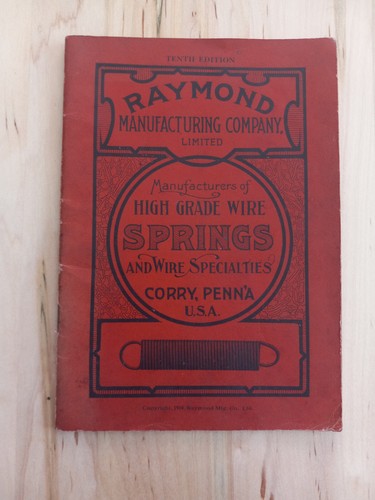 Vintage Raymond Manufacturing Spring Metal Working Machine Tool Catalog ...
