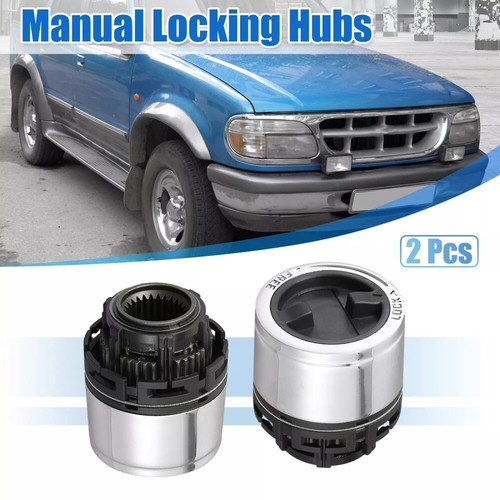 2x Front Manual Locking Hubs For Mazda Pickup 2001-2008 Ford Ranger ...