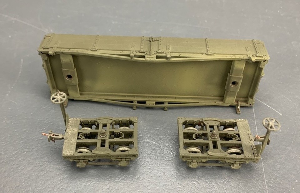 1:43 7MM On2 WDLR Class D bogie open wagon RTR O3484 | eBay