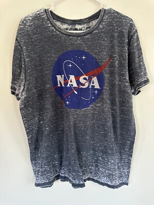 Vtg Fifth Sun T Shirt NASA Mens/Womens Size L Gray Graphic Tee | eBay