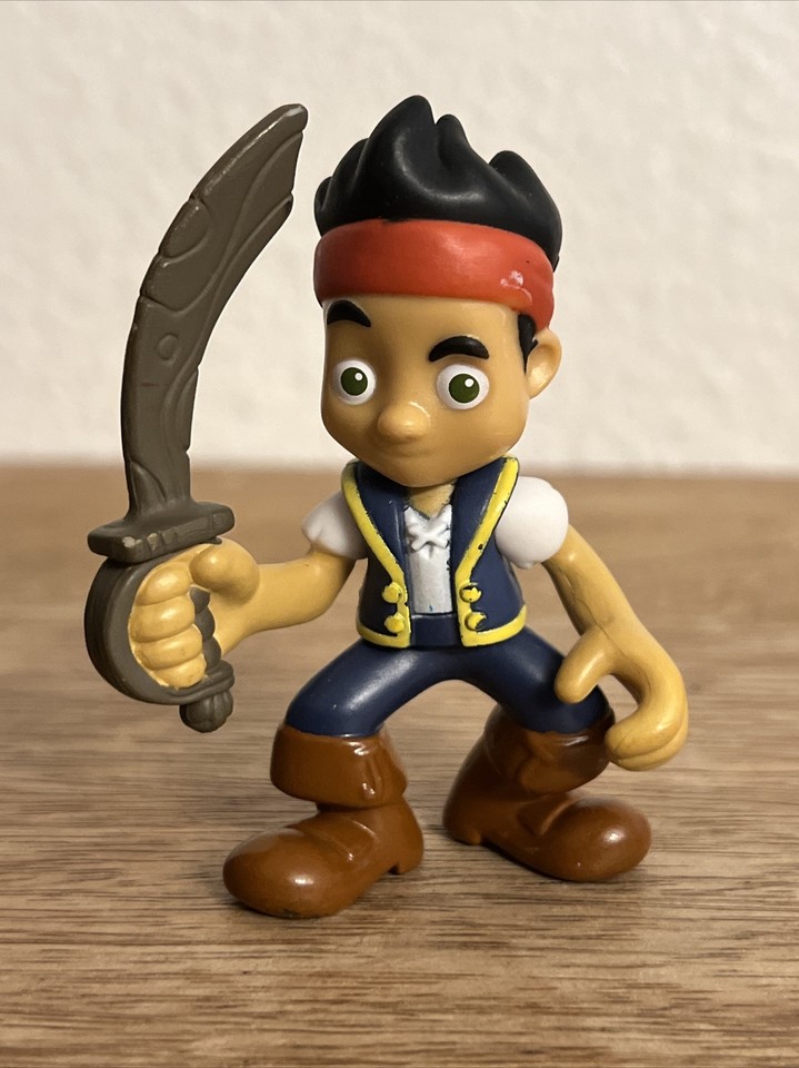 Jake And The Neverland Pirates W/Sword Disney 3” Action Figure Pvc Toy ...