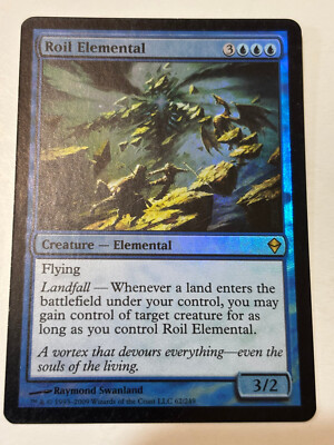 MTG magic cards 1x Roil Elemental Zendikar FOIL VLP, English | eBay