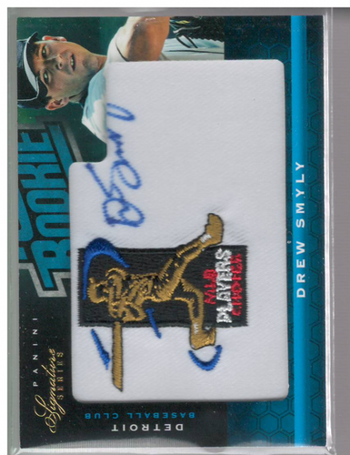 2012 Panini Signature Series Débutant Mlbpa Logo #115 Drew Smyly Auto ...