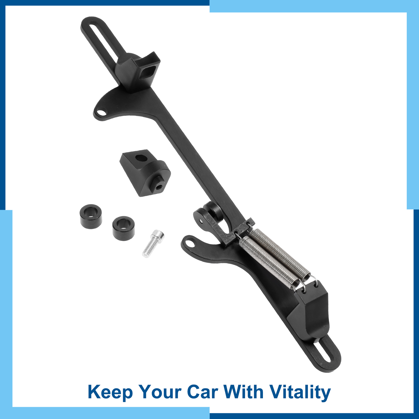 Pack (1) Throttle Cable Bracket Kit Throttle End Spring Brackets for ...