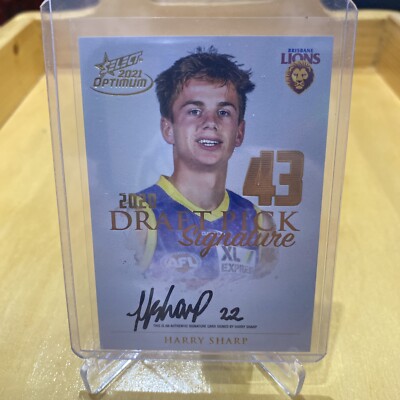 2021 AFL Select Optimum Gold DPS - Harry Sharp 10/85 | eBay Australia