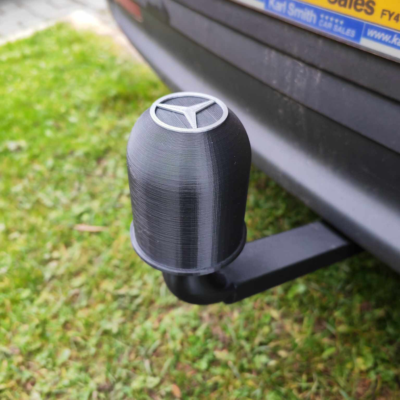 Tow Bar Ball Cover Tow Ball Cap Towing Hitch Fits 50mm Ball Mercedes ...