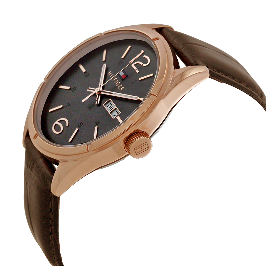 Tommy Hilfiger Men's 1791058 Analog Display Brown Watch for sale online ...