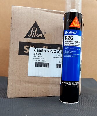 ON SALE! SikaFlex P2G Auto Glass Urethane Adhesive Sealant Primerless ...