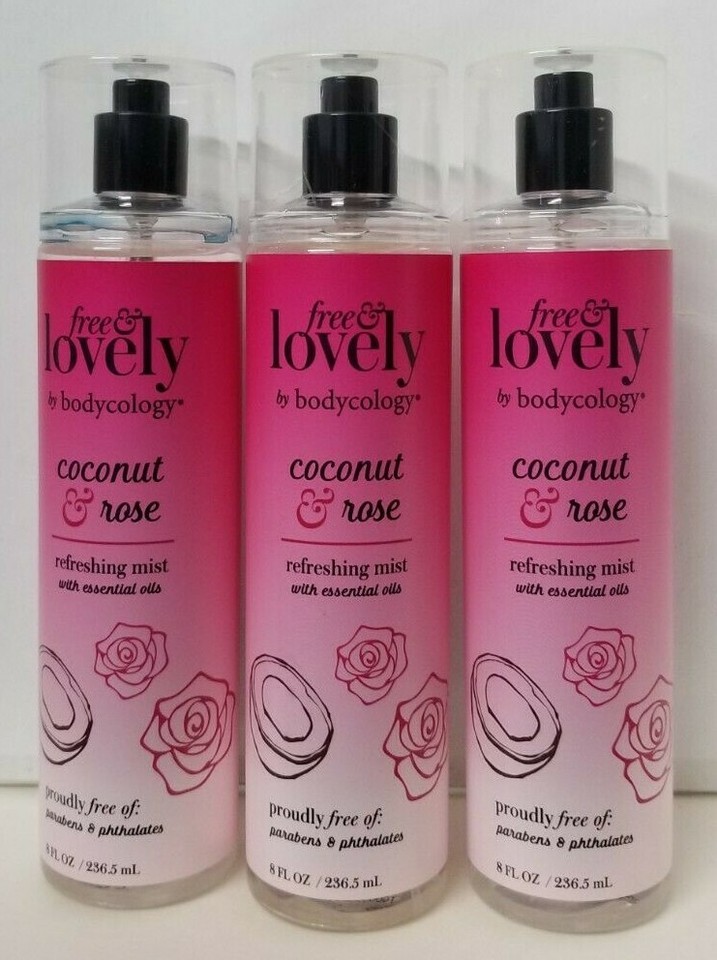 BODYCOLOGY Free & Lovely Refreshing BODY MIST 8 oz PICK YOUR FLAVOR ...