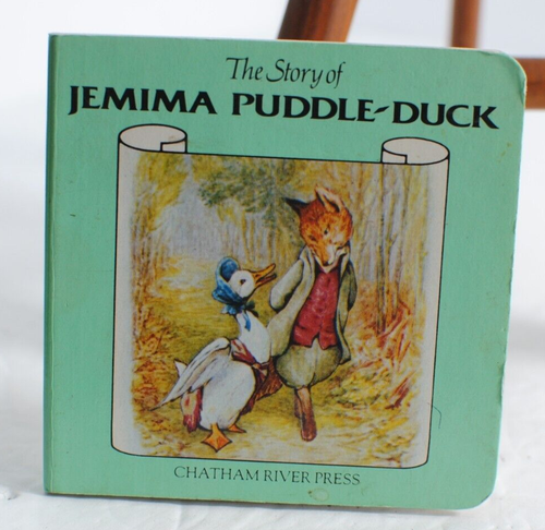 The Story of Jemima Puddle-Duck 1985 Mini-book 3.5"x3.5" Chatham River ...