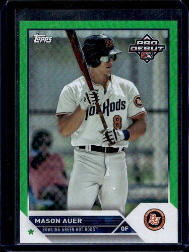 Mason Auer #90/99 2023 Topps Pro Debut Rays Baseball Card | eBay