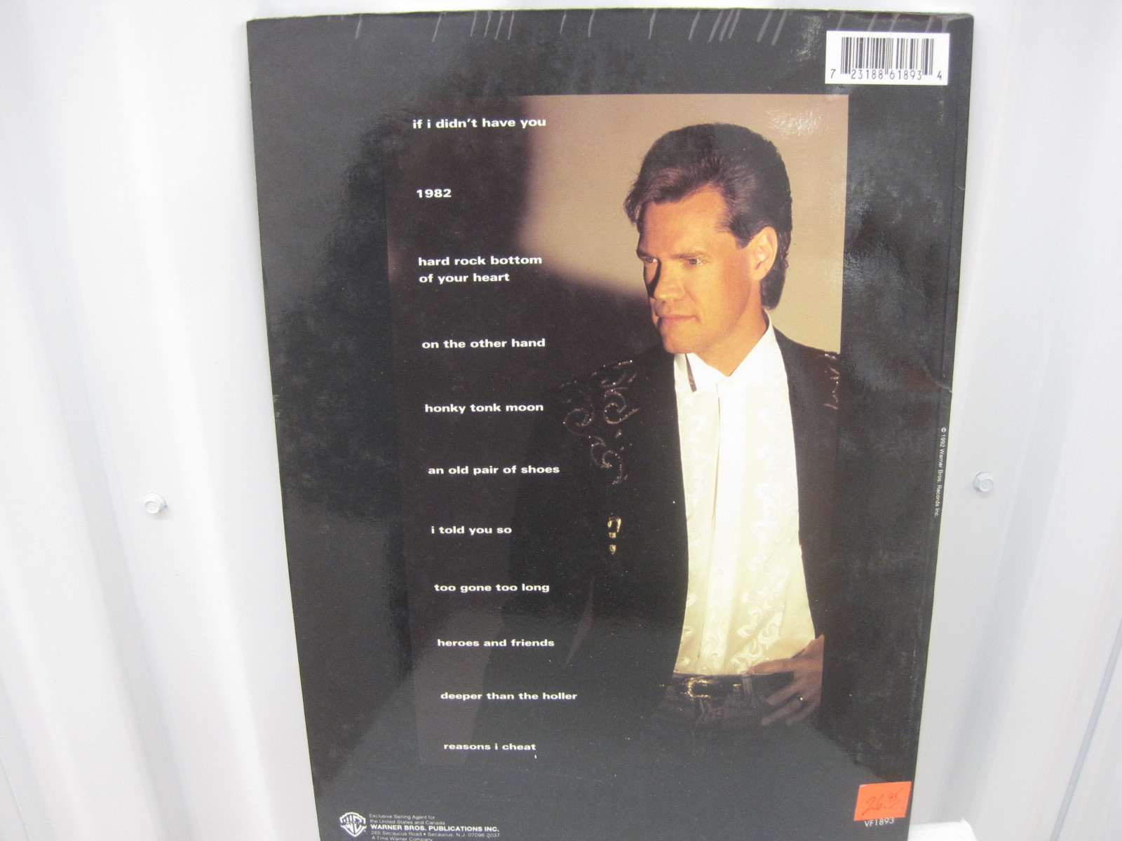Randy Travis Greatest Hits Volume 1 One Sheet Music Song Book Songbook ...