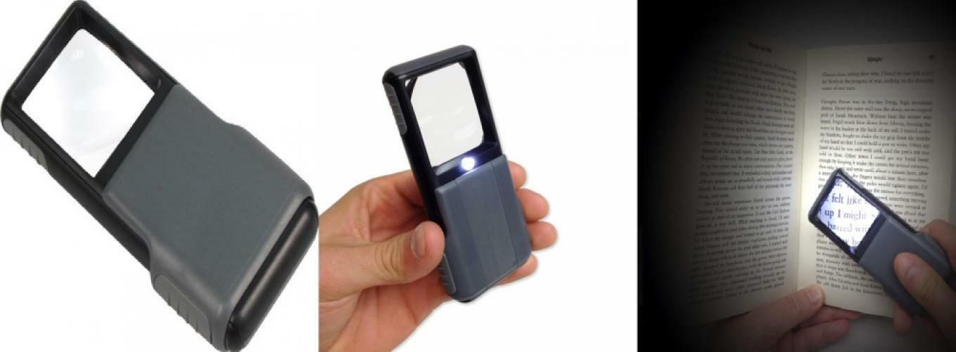 Carson 5X MiniBrite LED Lighted Slide-Out Aspheric Magnifier with... | eBay