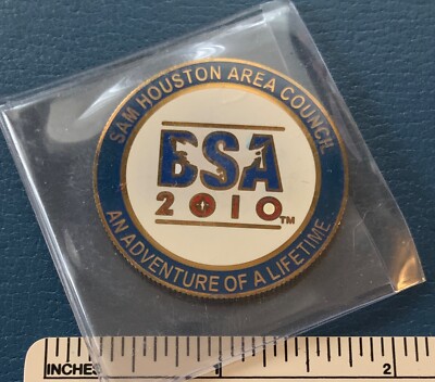 2010 BOY SCOUT Challenge COIN TOKEN Sam Houston Area Council TX BSA 100 ...