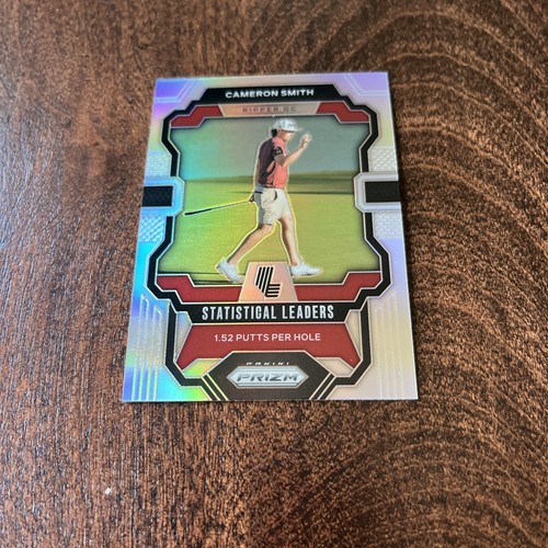 2024 Prizm LIV Golf CAMERON SMITH Statistical Leaders Silver Prizm #93 ...