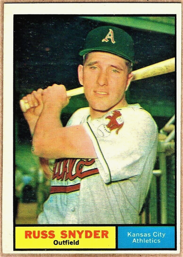 Russ Snyder - 1961 Topps #143 | eBay