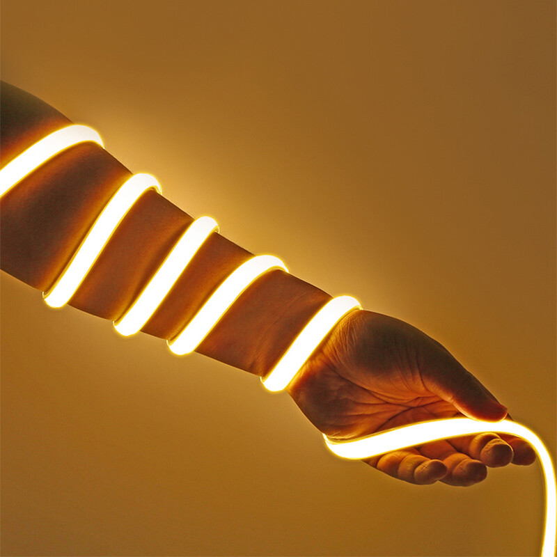 110V 480Leds/m COB LED Neon Light Strip Waterproof Flexible Home ...