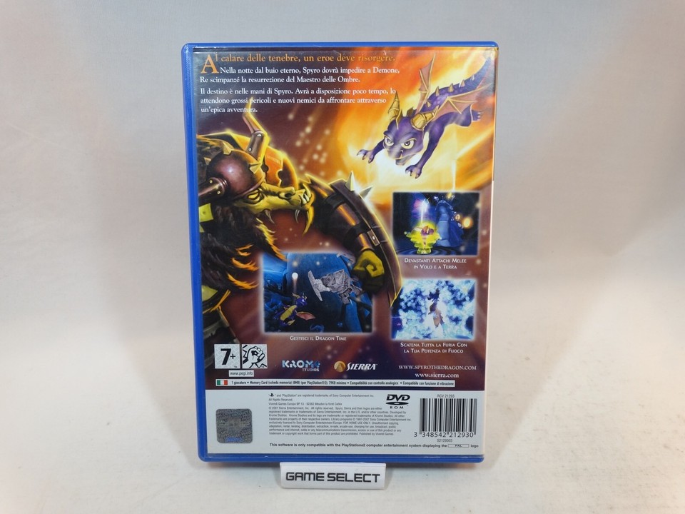THE LEGEND OF SPYRO THE ETERNAL NIGHT SONY PS2 PLAYSTATION PAL COMPLETE ...