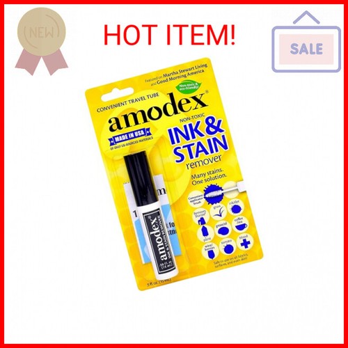 Amodex Ink & Stain Remover Traveler 0.5oz Bottle with Built-in Brush | eBay