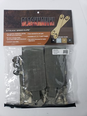 BLACKHAWK STRIKE Double Magazine Pouch w/Speed Clips - 38CL03AU - Holds ...