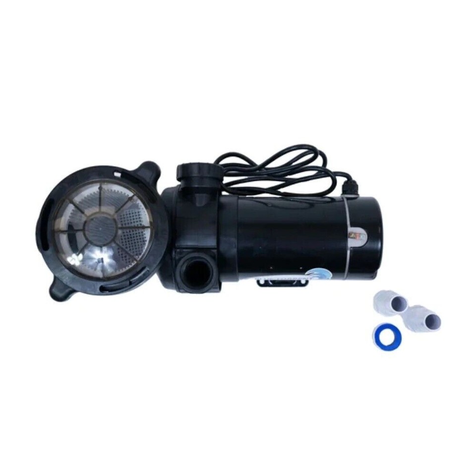 Blue Torrent MX210DNSGS Maxi-Pump Dual Speed 1HP Aboveground Pool Pump ...