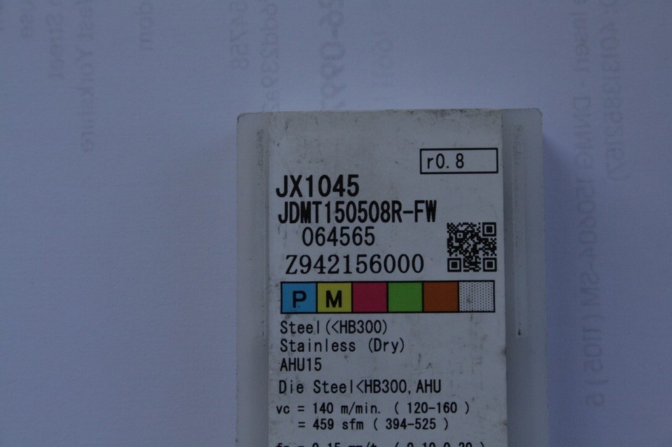 Mitsubishi Hitachi Carbide Inserts - JDMT 150508R-FW ( JX1045 ) | eBay