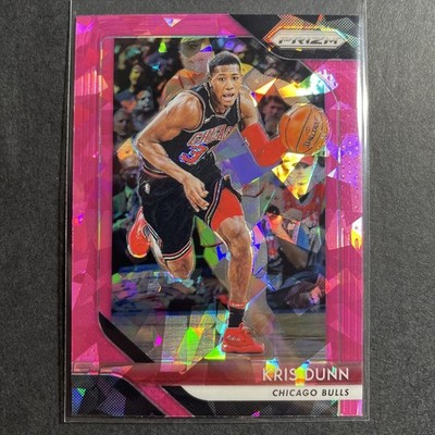 2018-19 Panini Prizm Pink Ice Prizm #90 Kris Dunn Chicago Bulls | eBay