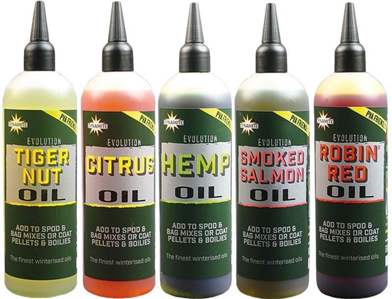 Dynamite Baits Evolution Oils - Tigernut, Citrus, Hemp, Robin Red, Salmon, Krill | eBay UK
