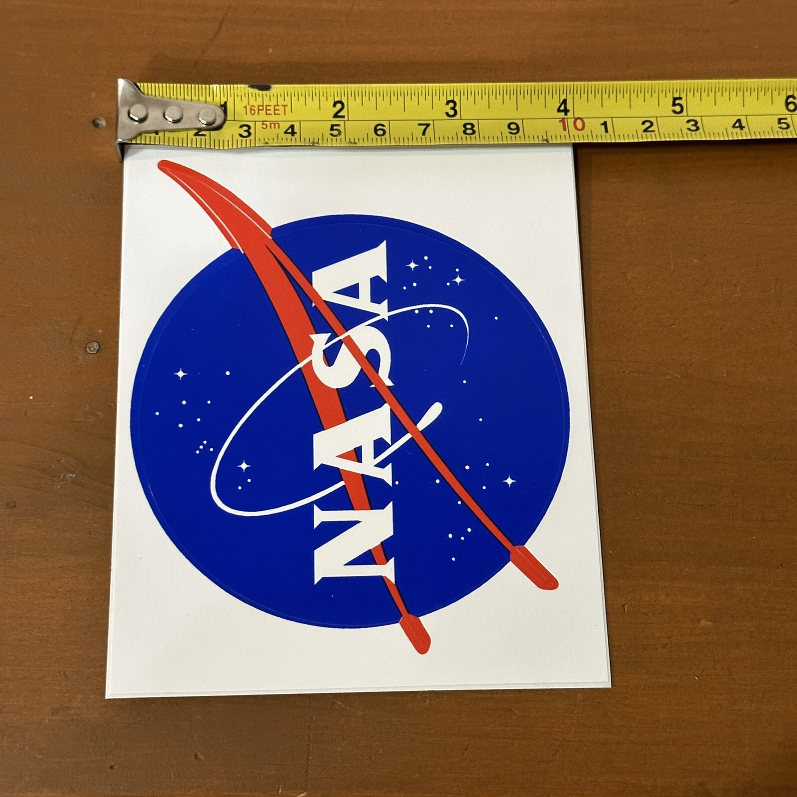 2x NASA Logo Original Space Decal "Meatball" Vinyl Glossy Sticker 4" | eBay