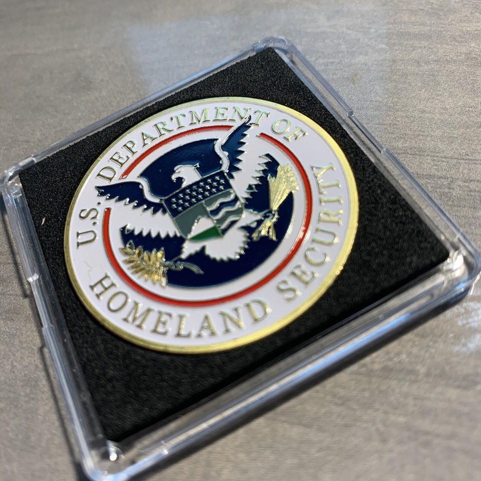 US Federal Protective Service Police DOHS Challenge Coin 40mm | eBay