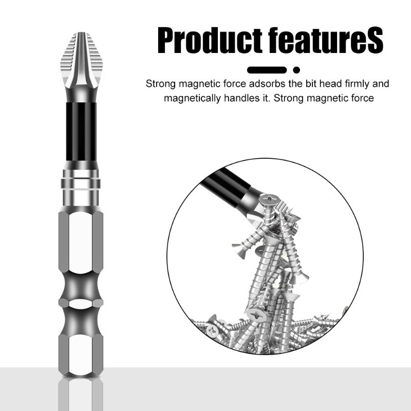 2SET High-Magnetic Screwdriver Drill Bit,Strong Magnetic Durability ...