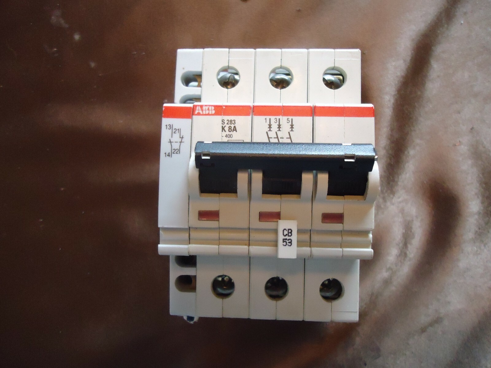 ABB S283 K 8A S2-H CIRCUIT BREAKER. 3 POLE MADE IN GERMANY | eBay