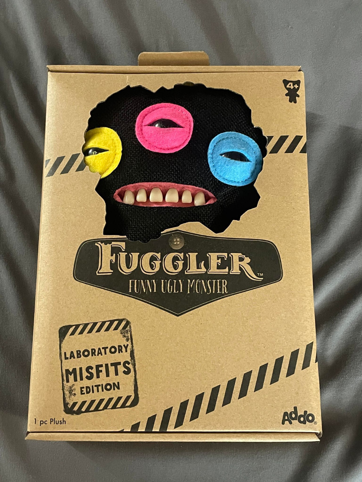 FUGGLER Laboratory MISFITS Edition PLUSH #50 Annoyed Alien Black NEW ...