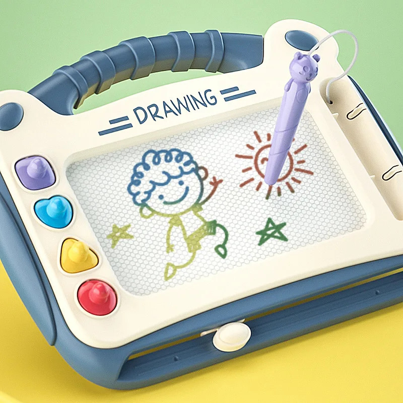 Children Cartoon Drawing Board Baby Puzzle Magnetic Writing Board Toy ...