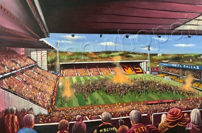 Valley Parade Promotion Party, Bradford City 2025- 20'' x 30'' Poster ...