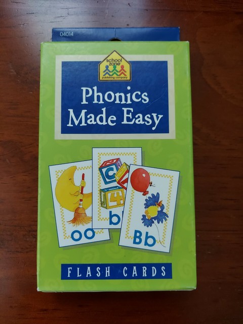 School Zone Flash Cards Phonics Made Easy Subtraction 0-12 for sale ...
