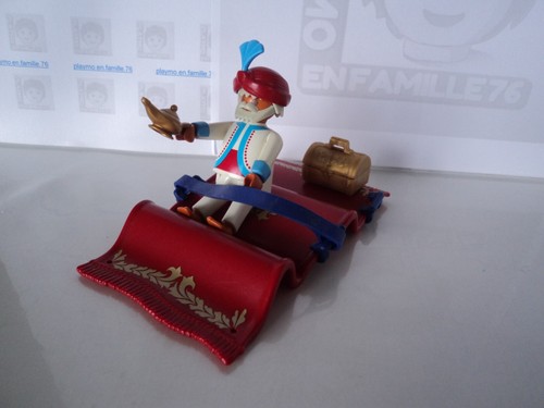 PLAYMOBIL vintage cirque fakir sultan génie tapis volant du set 3834 de ...