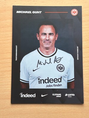 Michael Guht Eintracht Frankfurt Autogrammkarte original signiert ...