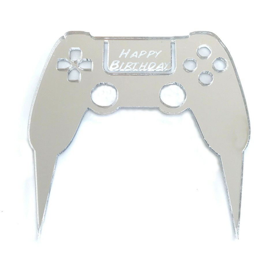 Gaming Controller Shaped Cake & Cupcake Toppers, Many Colours & Sizes ...