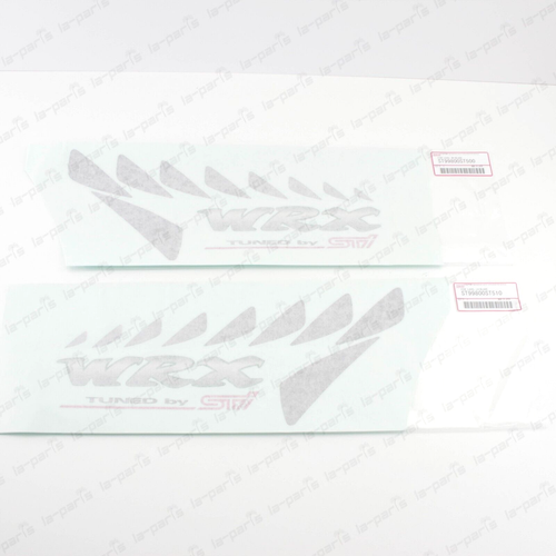 GENUINE SUBARU IMPREZA WRX STI GC8 REAR SIDE FENDER DECAL STICKER SET ...