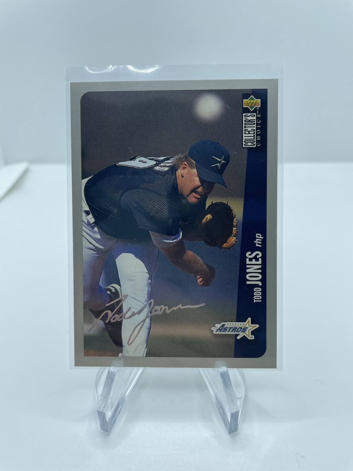 1996 Collector's Choice Silver Signature Todd Jones Houston Astros #562 ...