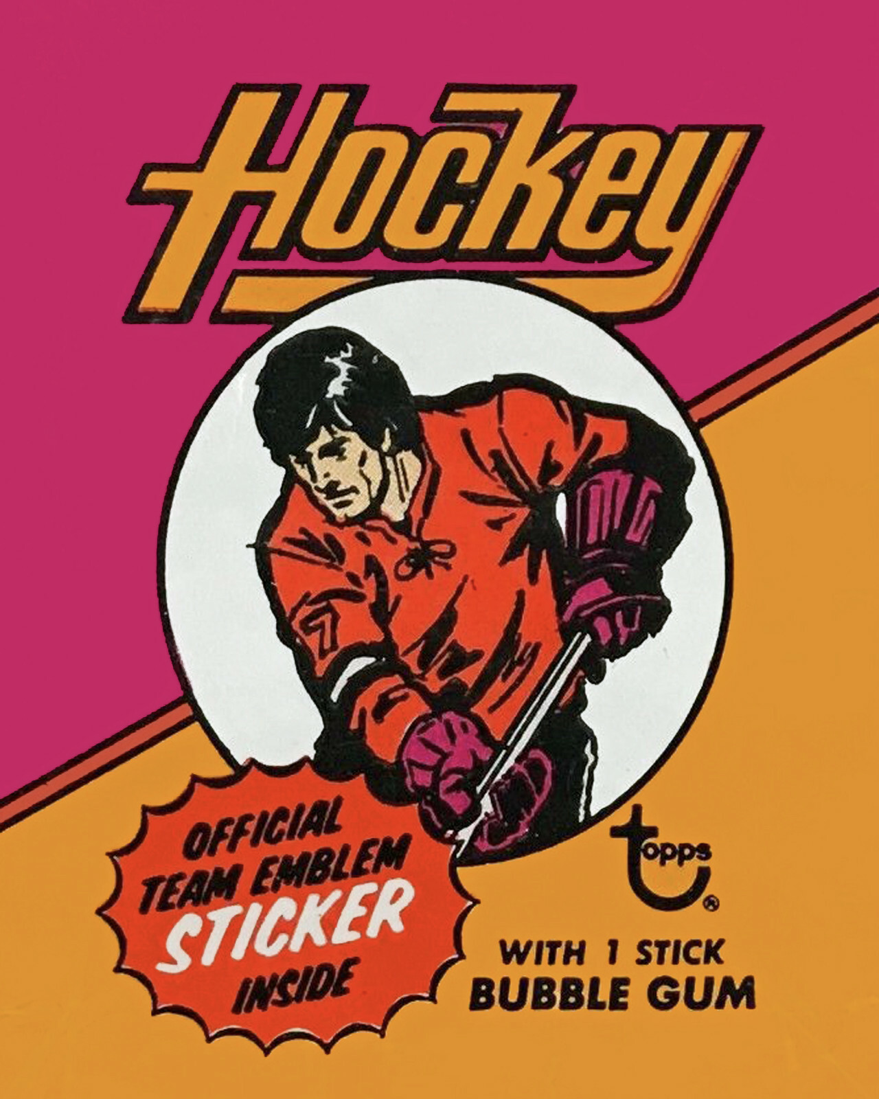 1973-74 Topps Hockey Card Wrapper - Wall Art Poster, 8x10 Color Photo ...